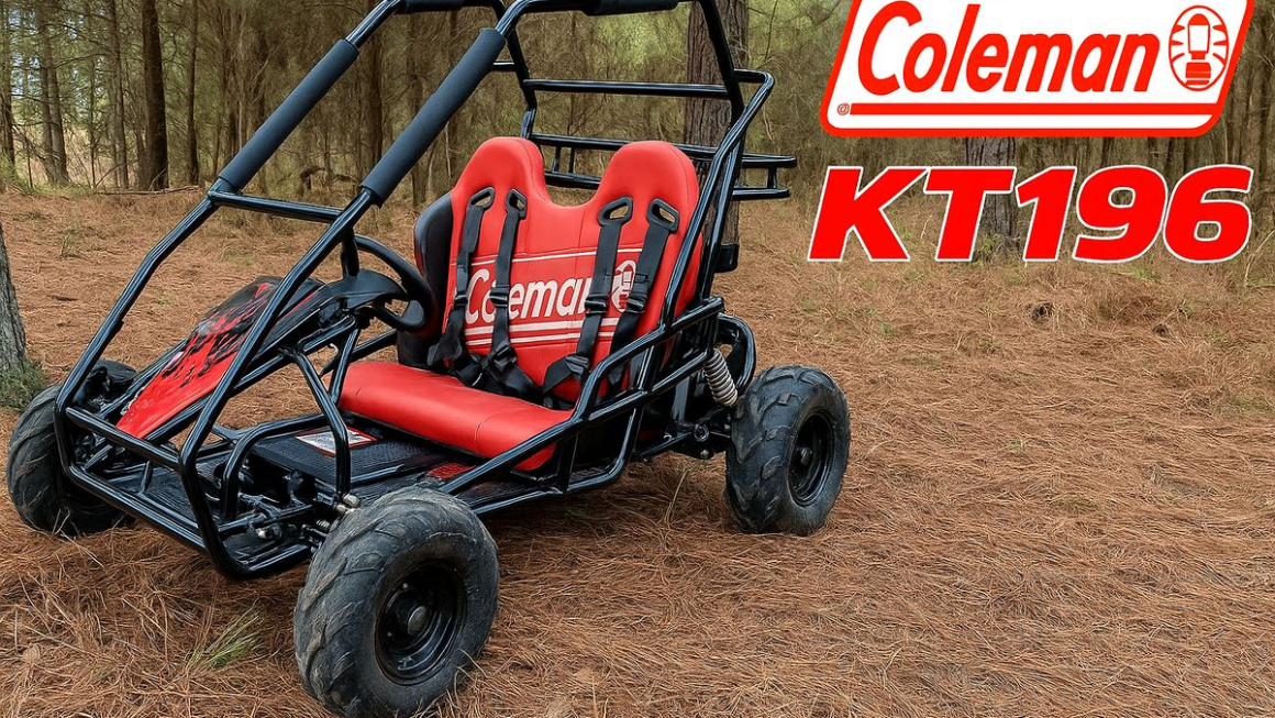 Kids Off Road Go Kart Coleman Powersports GK100 Review