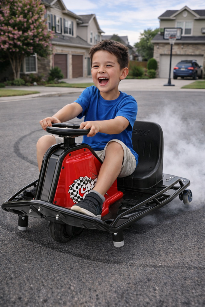 The Razor Crazy Cart Sport - An Electric Drifting Go Kart for Kids