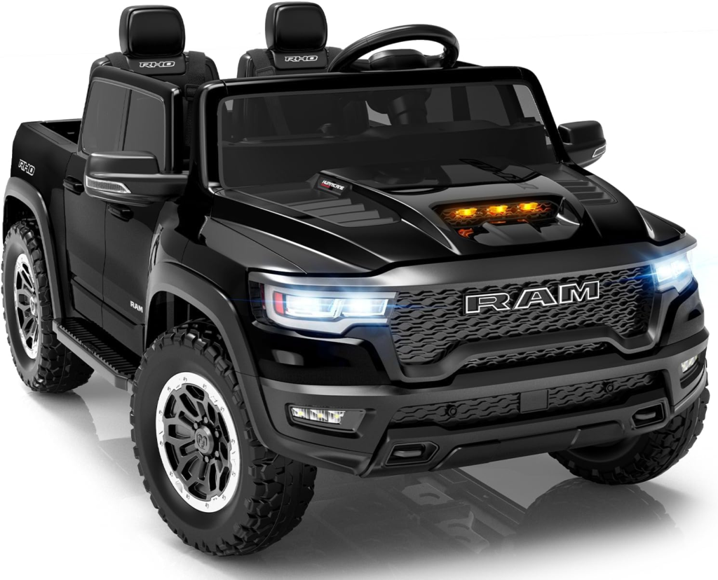 Realistic Ride On Licensed RAM Truck Toy for Kids